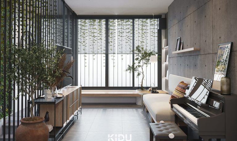 KIDU - Thiết Kế Nội Thất Phòng Khách Tại Quy Nhơn - Đẳng Cấp Ấn Tượng 2025